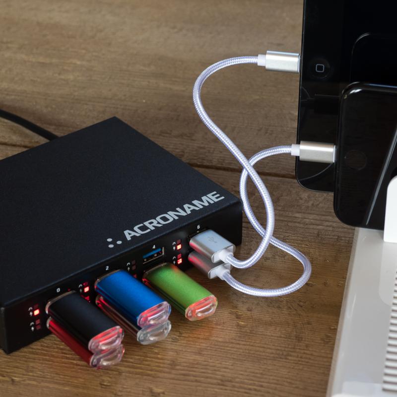 Acroname USBHub3+ Programmable Industrial 8-port USB 5Gbps Hub (USB 3.2 Gen 1) | Acroname